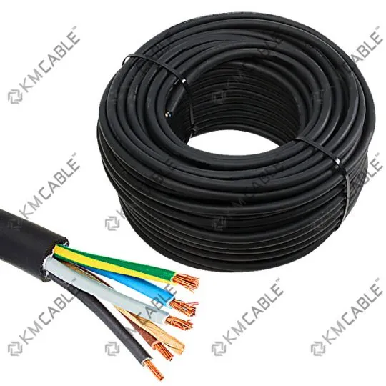 Spiral Cable,1mm2 3core Rubber Spring Cable,electric Cable - KMCABLE